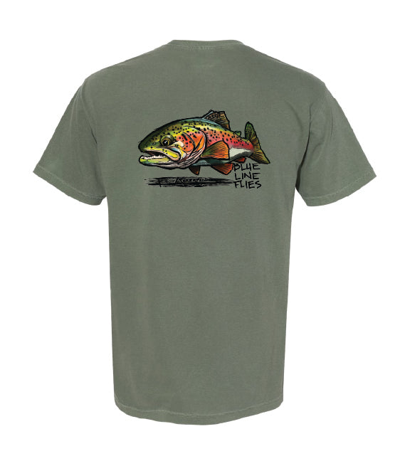 Trout Art T-Shirt – BlueLineCo.